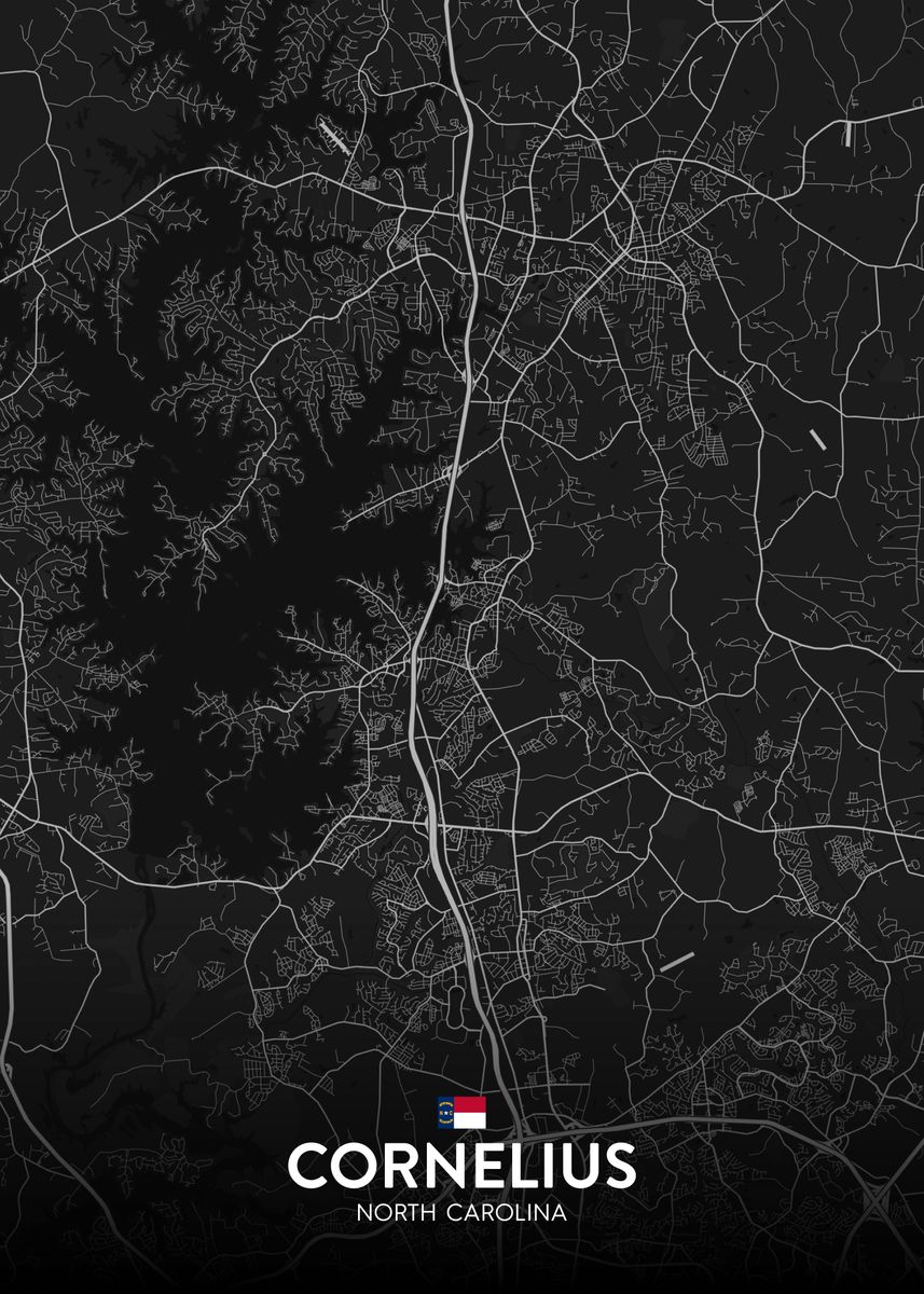 'Cornelius NC' Poster by IMR Designs | Displate