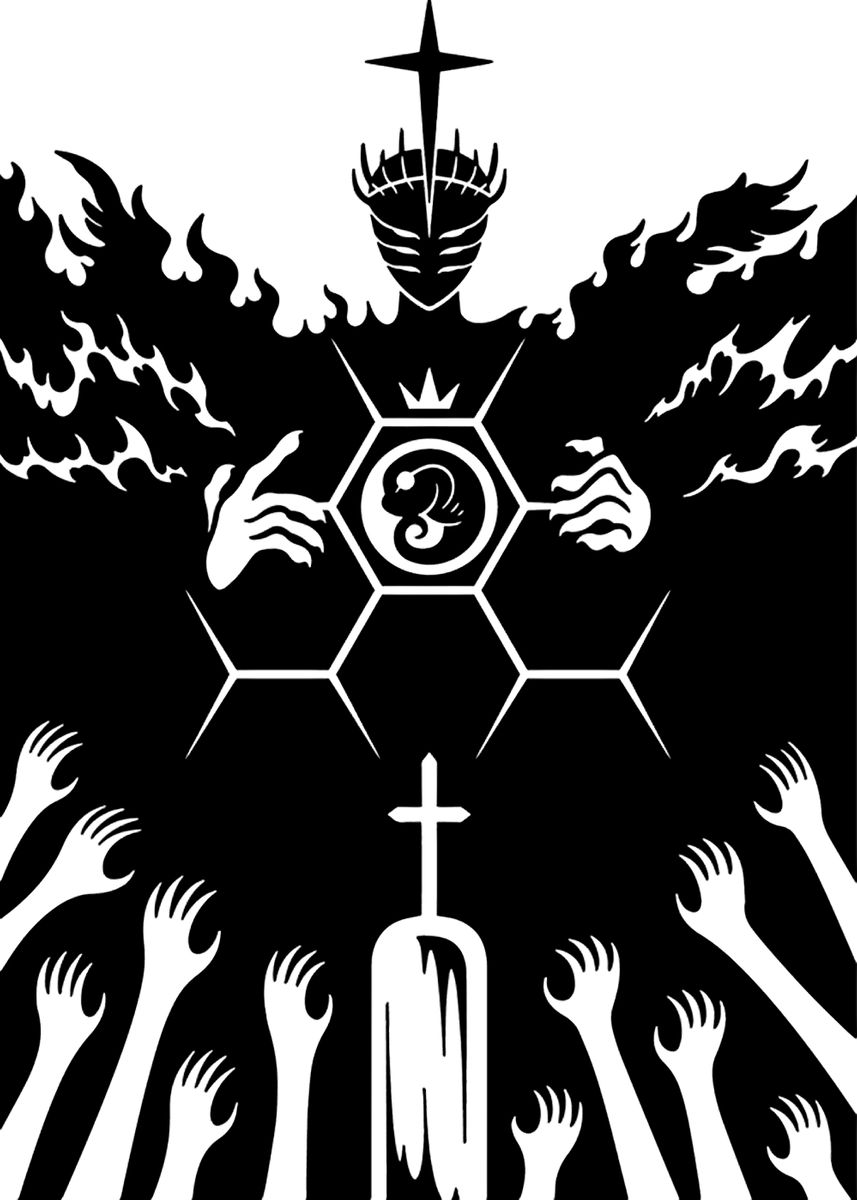 'Parousia' Poster, picture, metal print, paint by SkipsAndScraps | Displate