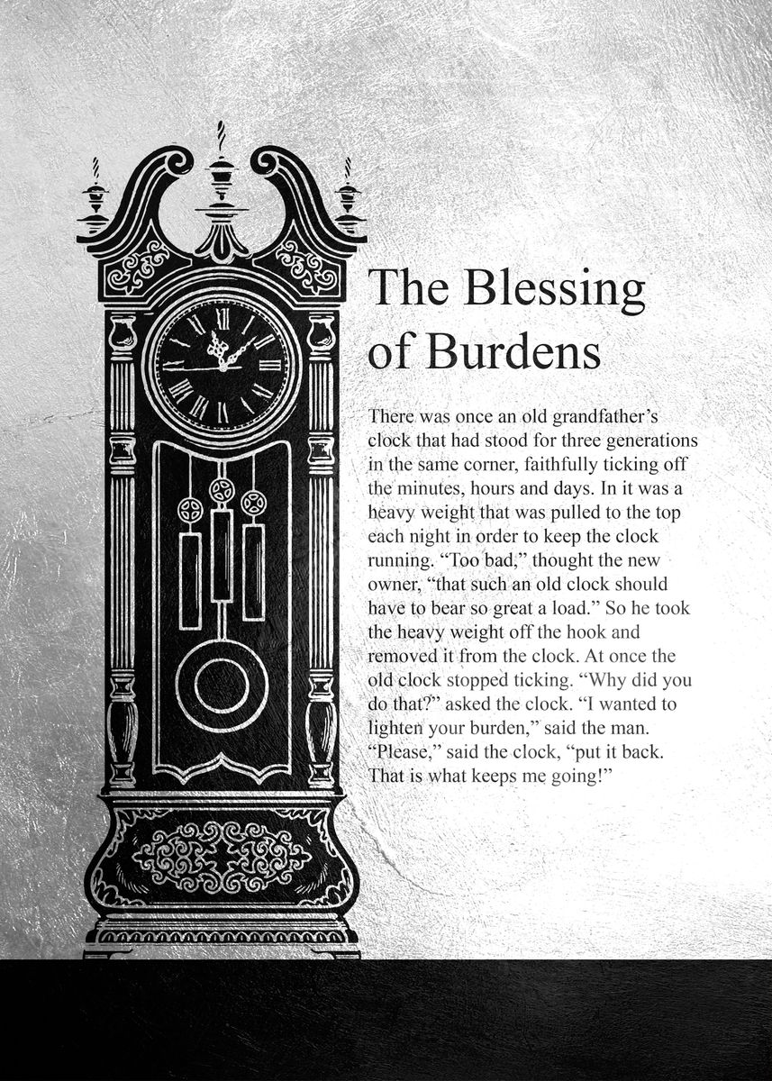 'Blessing of Burdens' Poster, picture, metal print, paint by ABConcepts ...