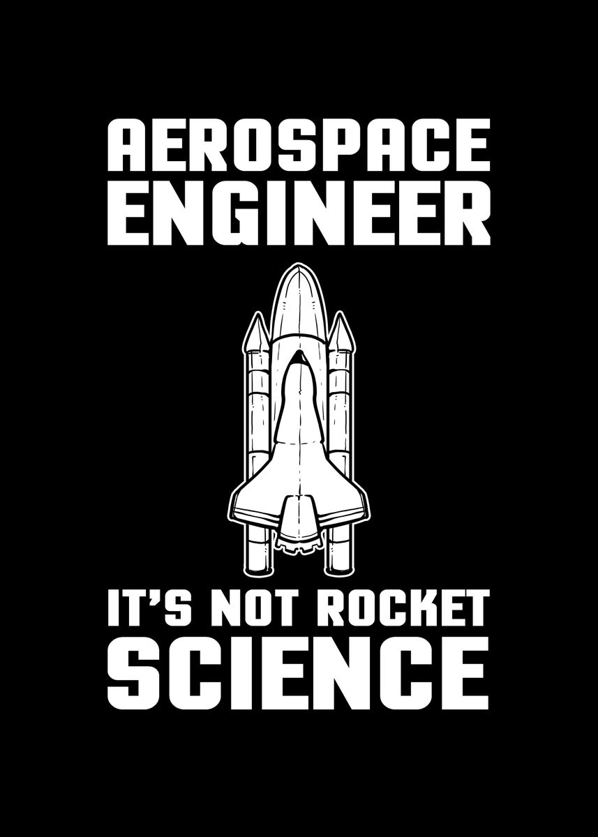 'Its not rocket science' Poster, picture, metal print, paint by Fabian ...