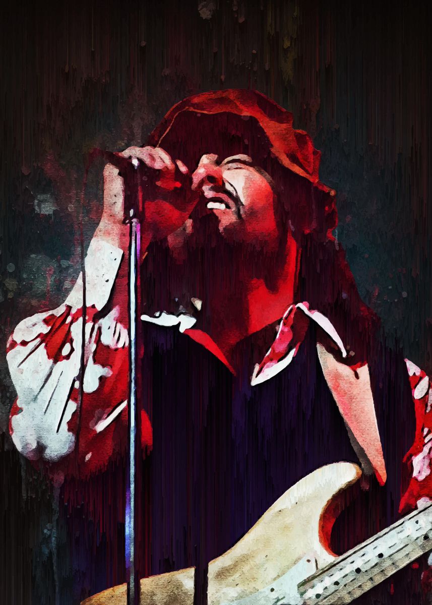 'lowell george' Poster, picture, metal print, paint by Muhammad Irsan ...