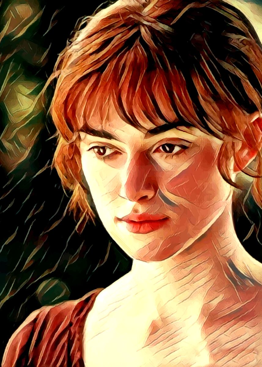 'Most Beauiful Keira' Poster, picture, metal print, paint by Rozi Art ...