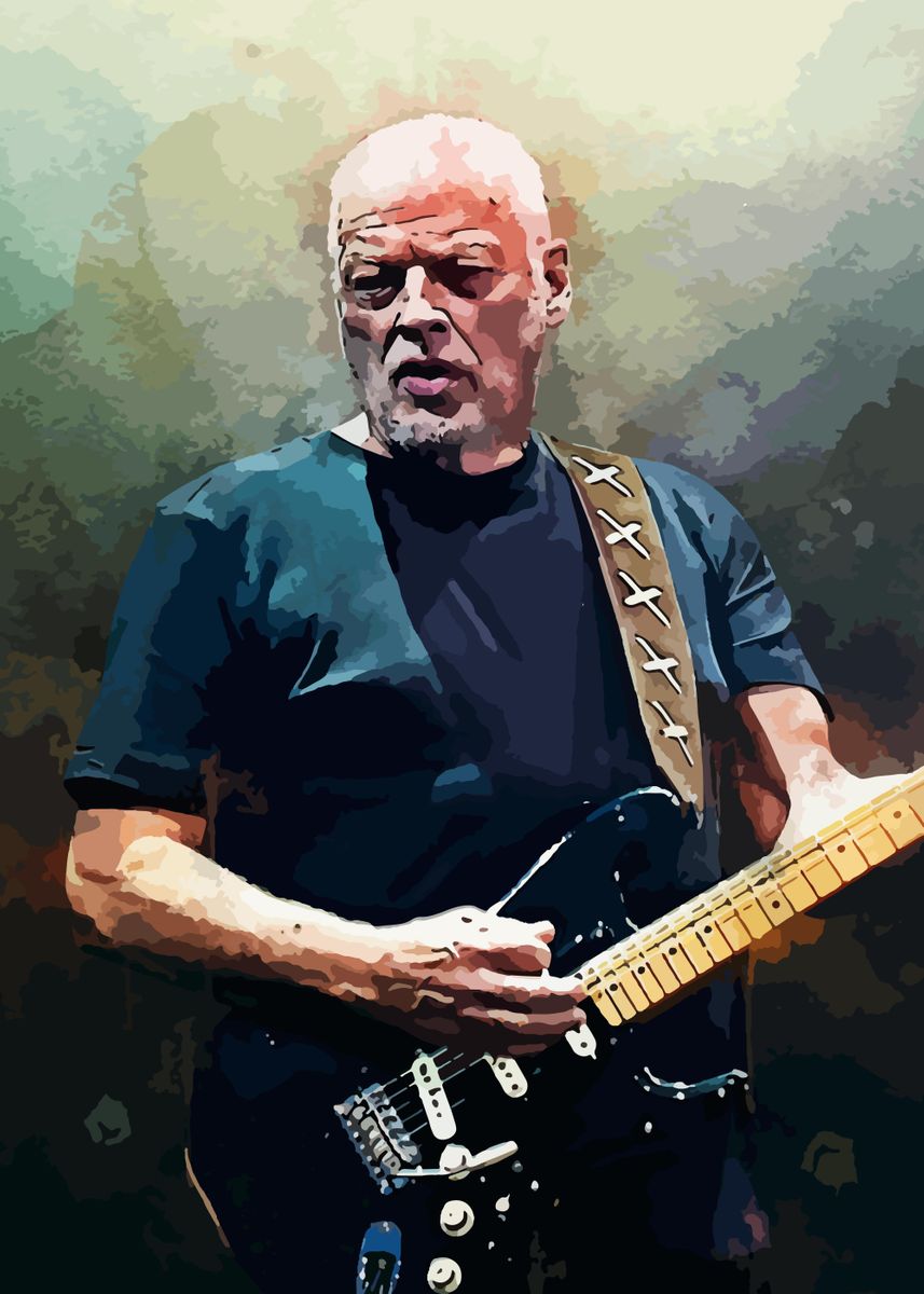 'david gilmour' Poster by Acher Studio | Displate
