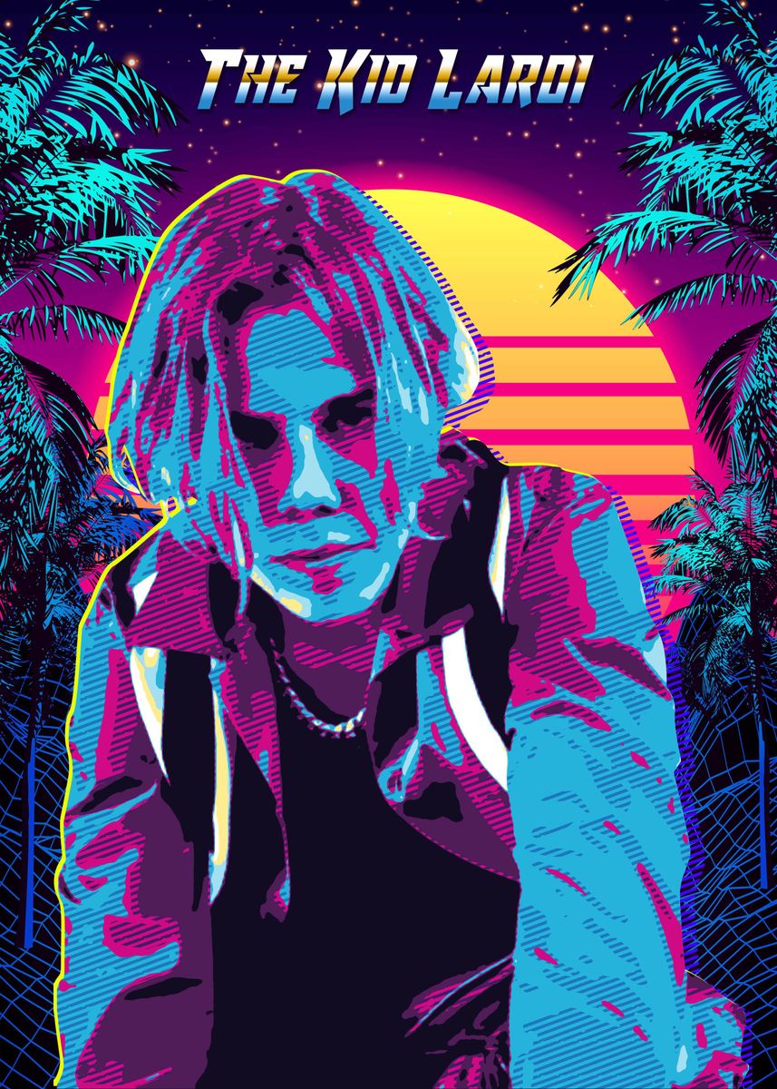 'the kid laroi' Poster, picture, metal print, paint by Bestselling ...