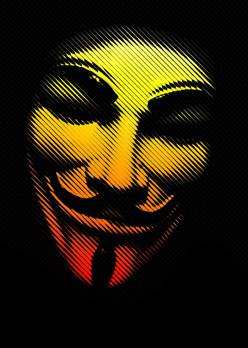 'anonymous' Poster, picture, metal print, paint by Limited Edition ...
