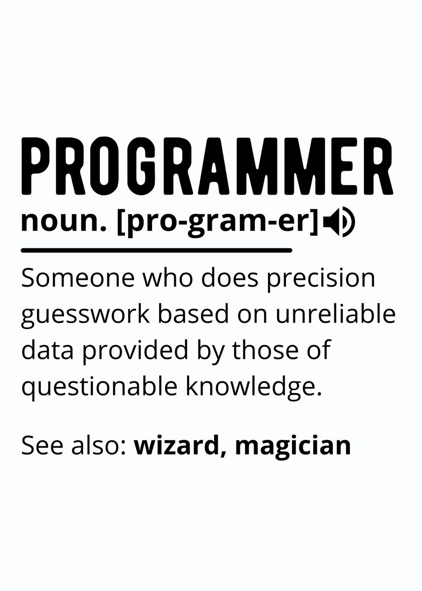 'Funny Programmer Code ' Poster by teehowa timlset | Displate