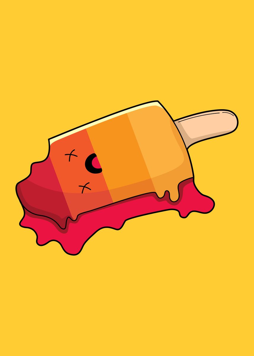 'Popsicle Ice Cream Summer' Poster by platedesigns4you | Displate