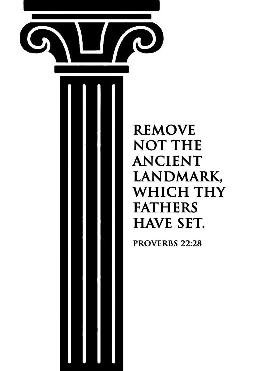 'Proverbs 22 28' Poster, picture, metal print, paint by ABConcepts ...
