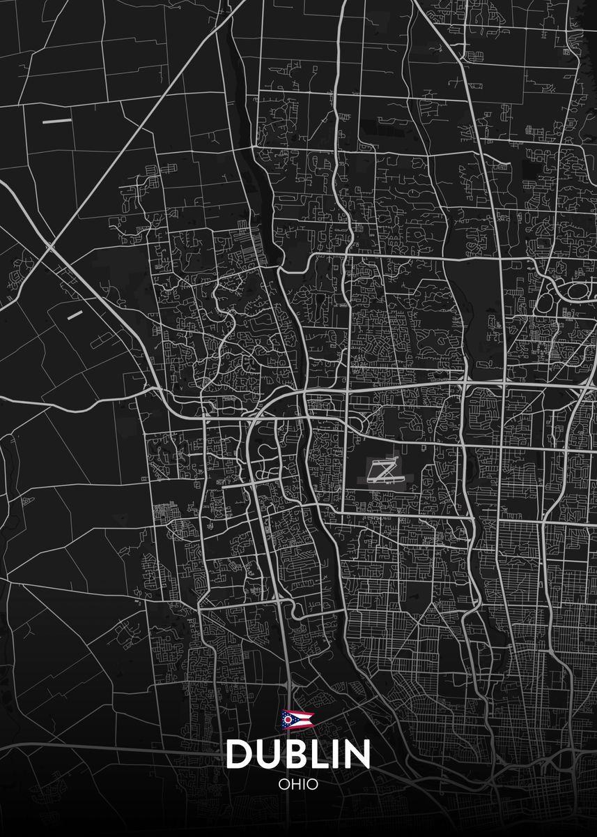 'Dublin OH' Poster by IMR Designs | Displate