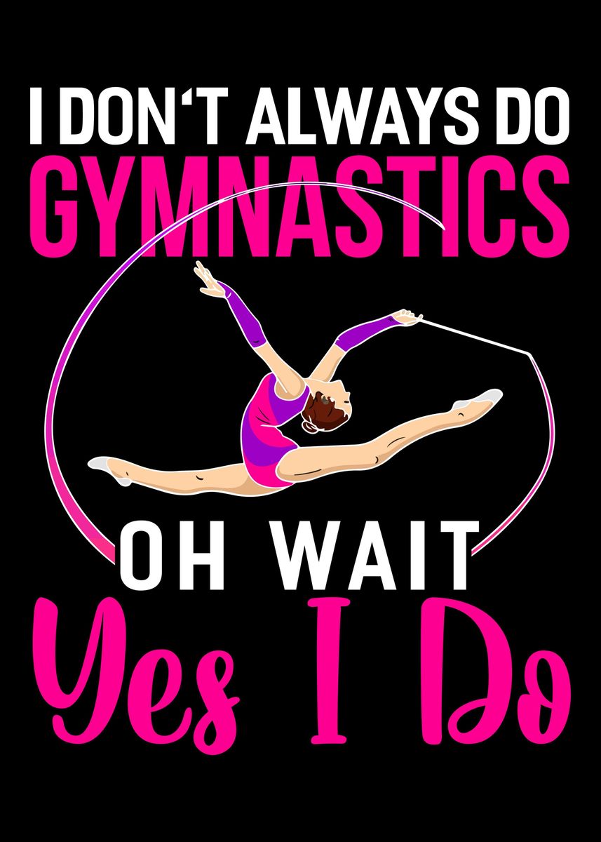 'Tumbling Gymnastics' Poster, picture, metal print, paint by Christian ...