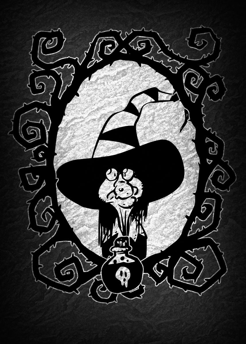 'Old Witch' Poster by LouteCrea | Displate