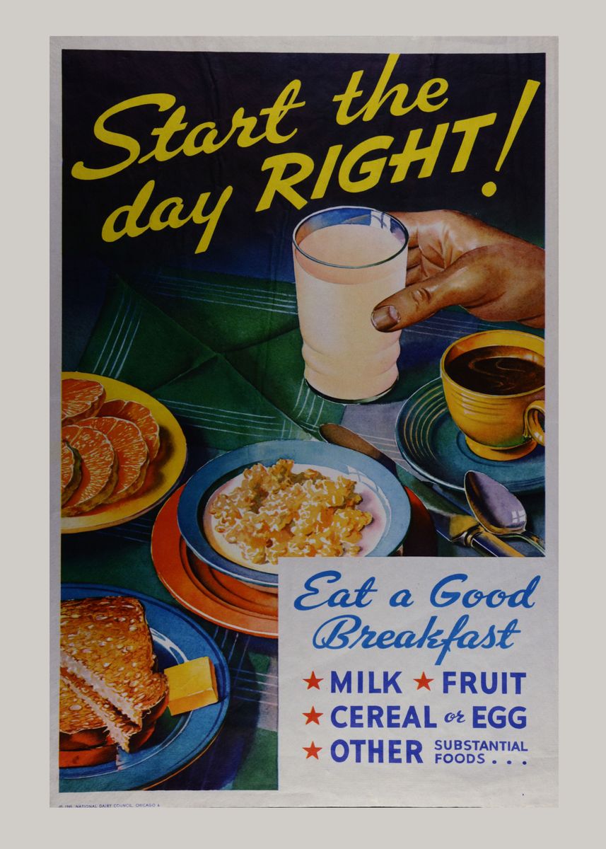 'Start the day RIGHT' Poster, picture, metal print, paint by CalimaX ...