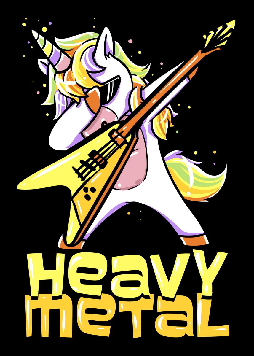 'Heavy Rock Band Metal' Poster, picture, metal print, paint by ...