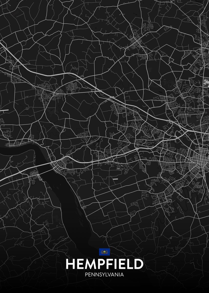 'Hempfield PA' Poster by IMR Designs | Displate