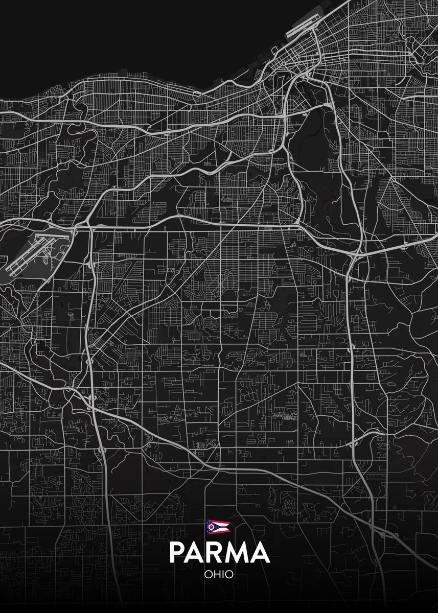 'Parma OH' Poster by IMR Designs | Displate