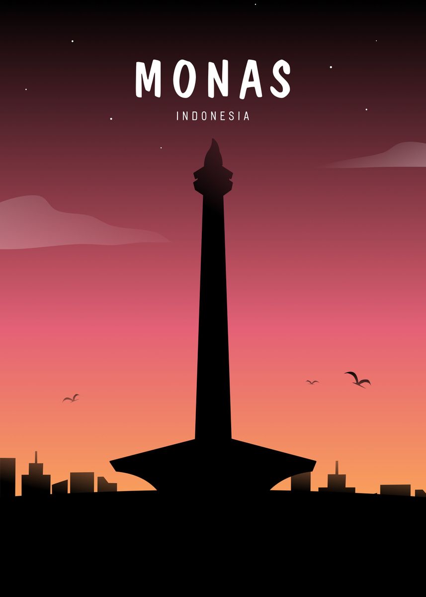 'MONAS' Poster, picture, metal print, paint by Deeo | Displate