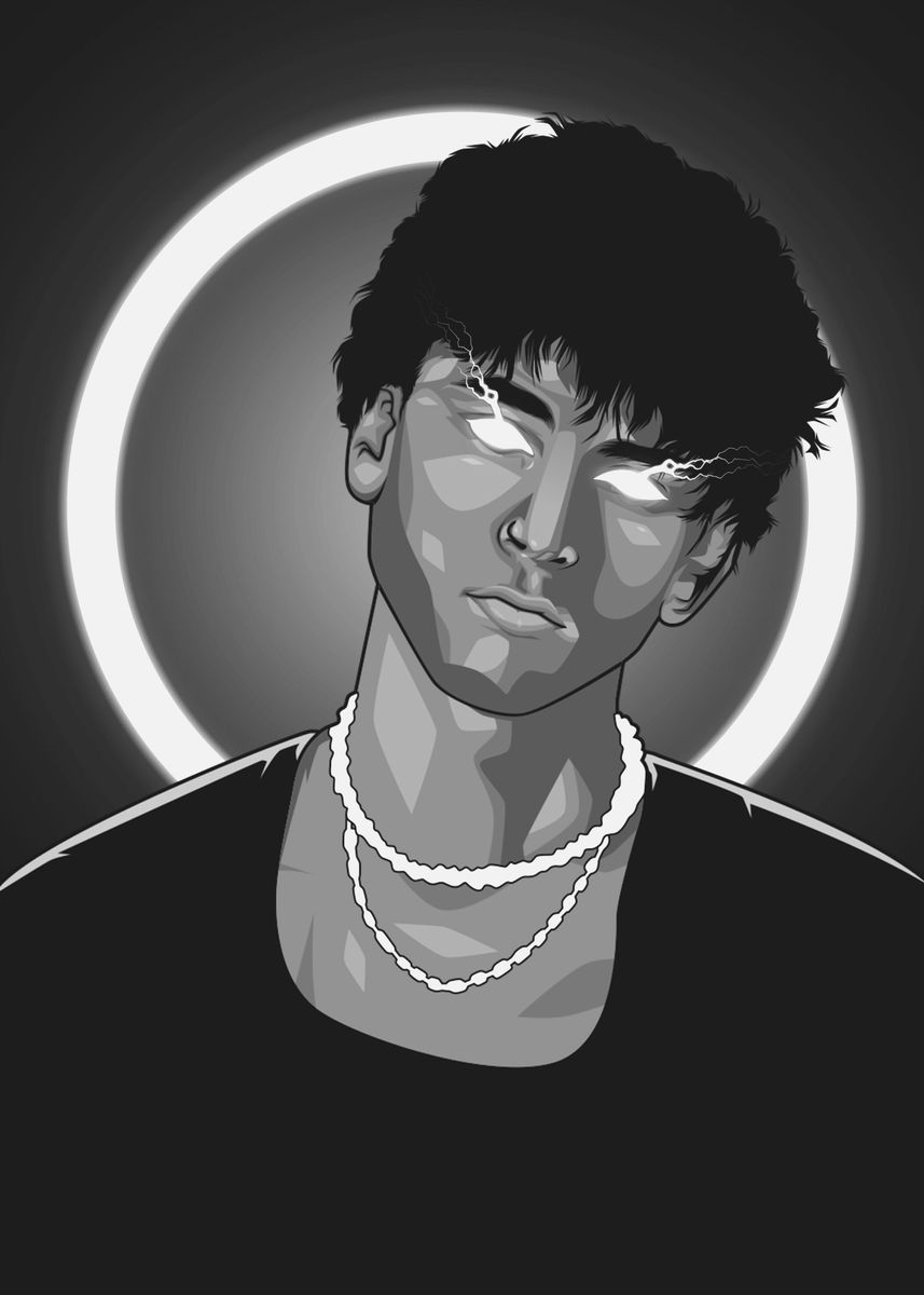 'Machine Gun Kelly' Poster, picture, metal print, paint by Colorize ...