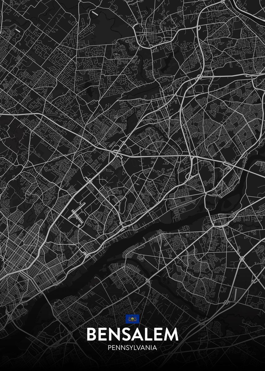 'Bensalem PA' Poster by IMR Designs | Displate