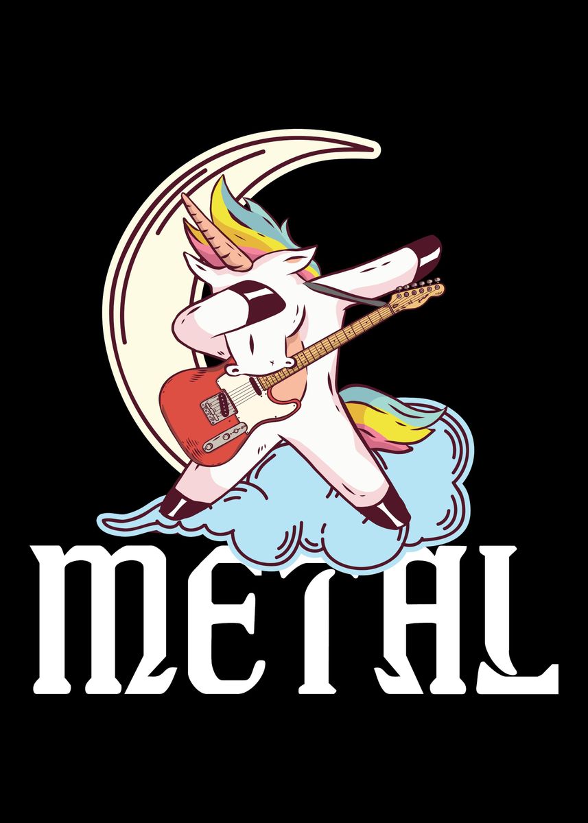 'Heavy Rock Band Metal' Poster, picture, metal print, paint by ...