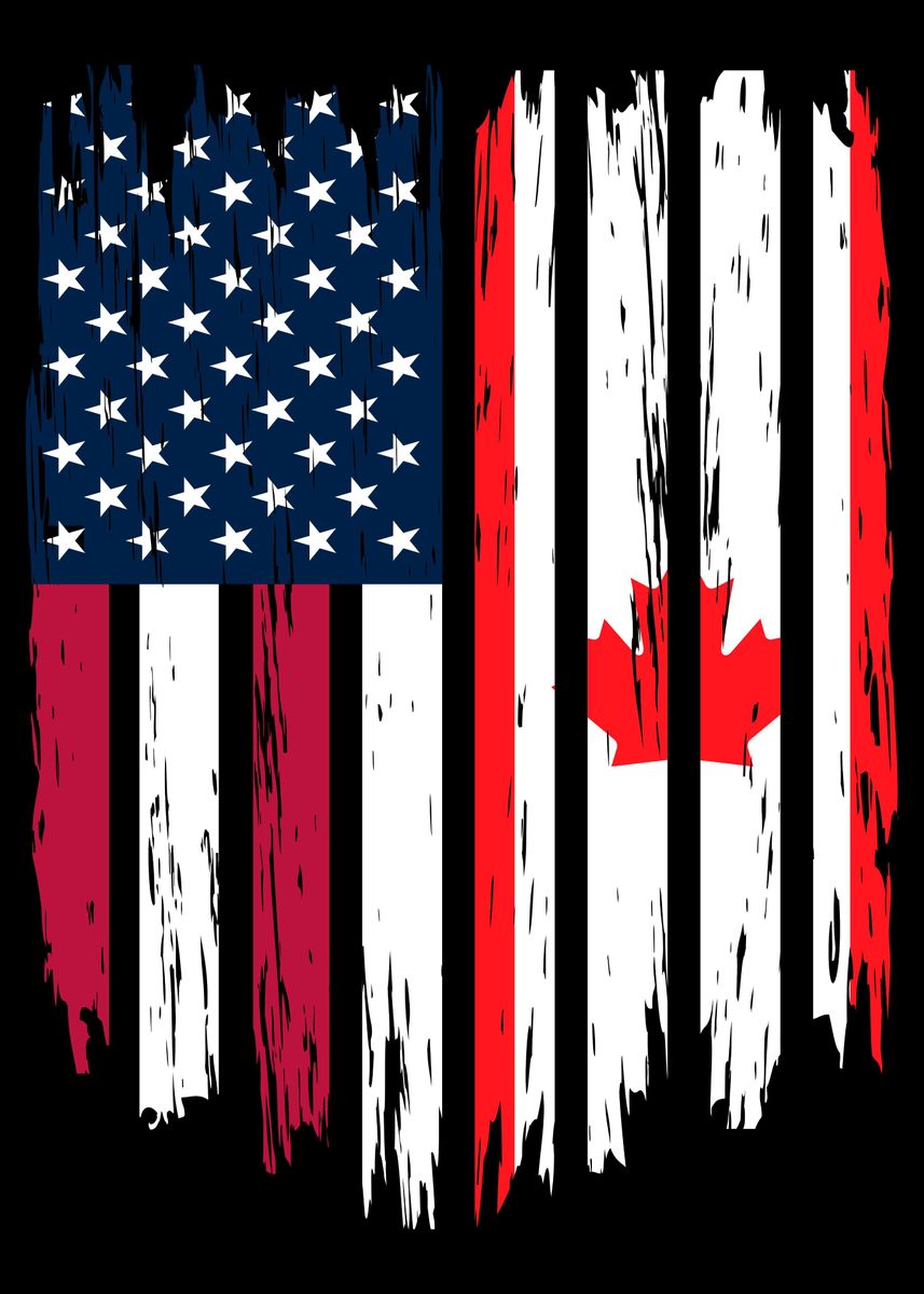 'Foreigner Stranger USA' Poster, picture, metal print, paint by ...