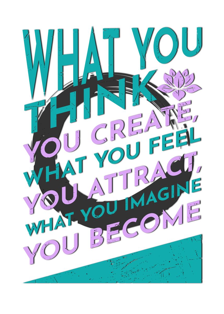 'Yoga Text Design Wall Art' Poster by KalliDesignShop | Displate