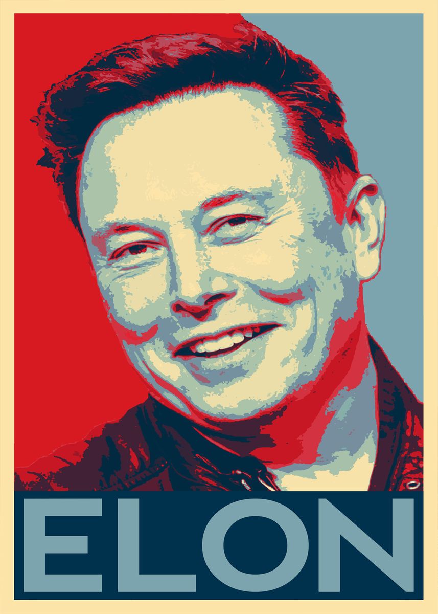 'Elon' Poster by Nick Lopez | Displate