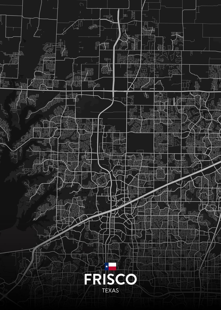 'Frisco TX' Poster by IMR Designs | Displate