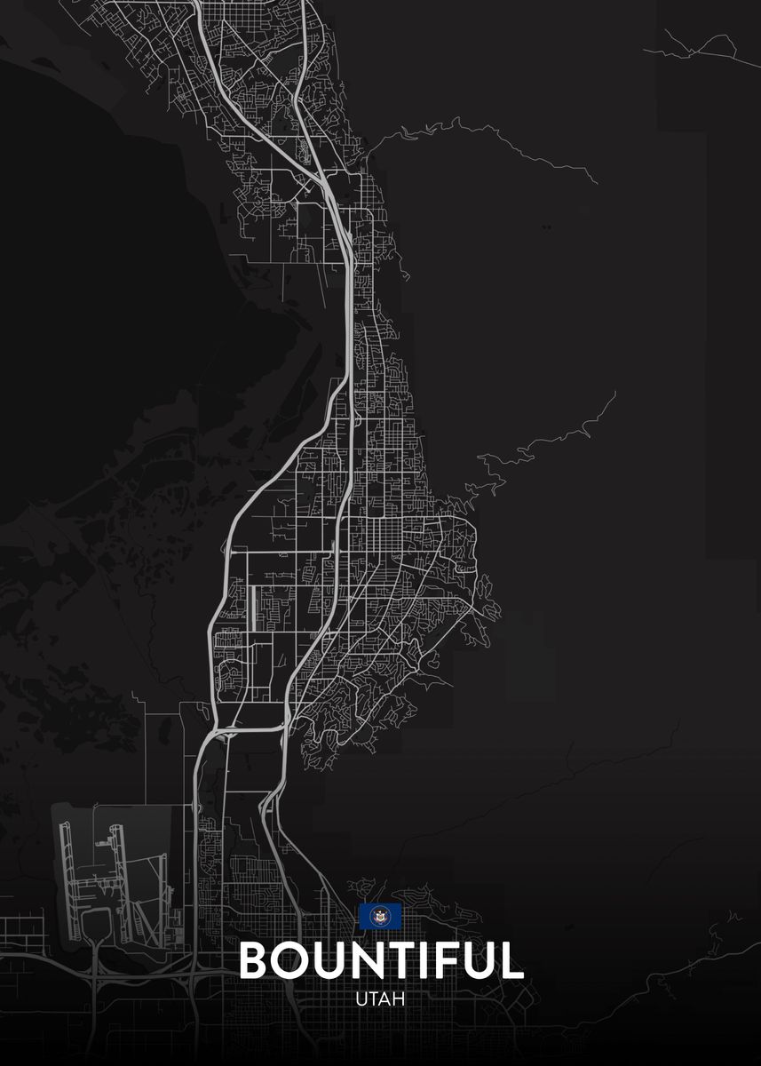 'Bountiful UT' Poster by IMR Designs | Displate