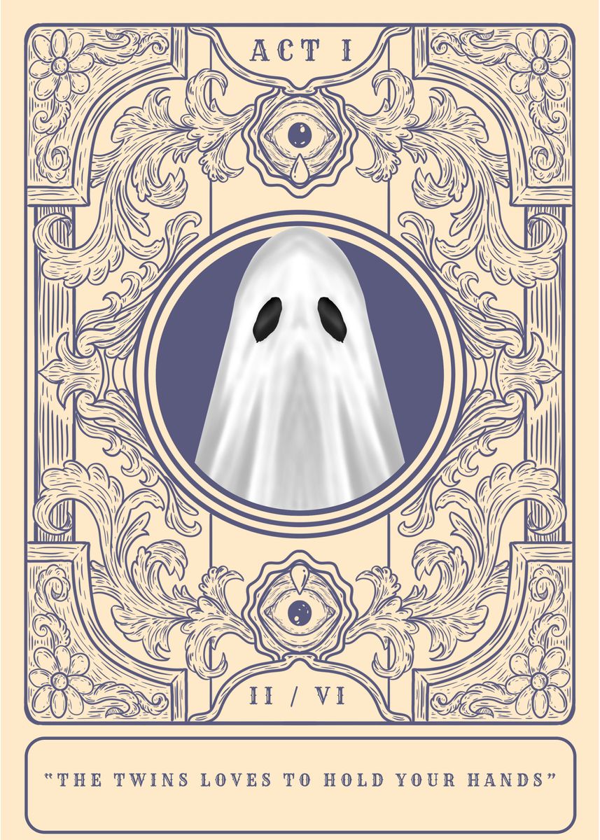 'Boo' Poster, picture, metal print, paint by Hizkia Cornelius | Displate