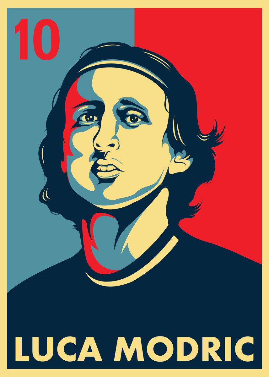 'Luca Modric' Poster by Choiruddin Muhammad | Displate