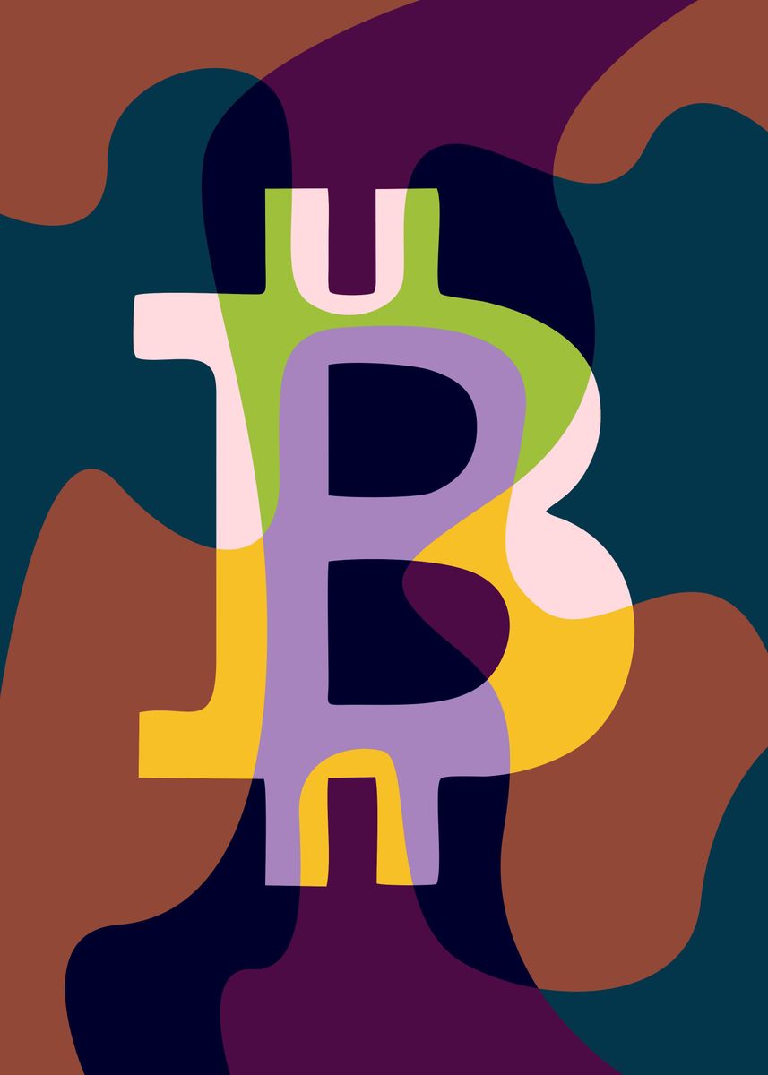 'Bitcoin' Poster by Indra Gunawan | Displate