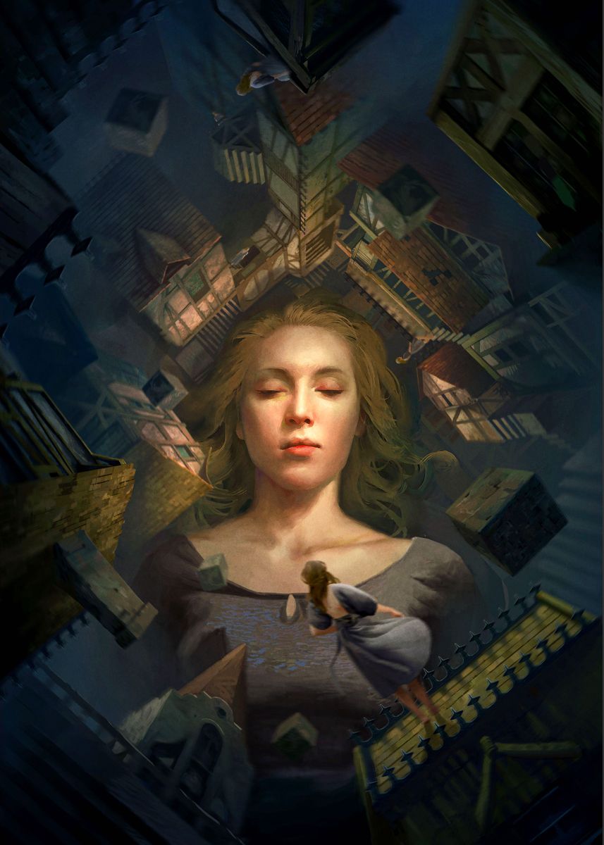 'Oneiromancy' Poster, picture, metal print, paint by GWENT | Displate