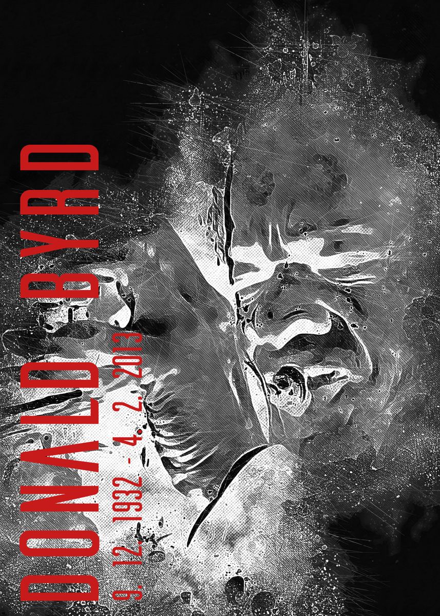 'Donald Byrd' Poster, picture, metal print, paint by Petra Rommelfanger ...