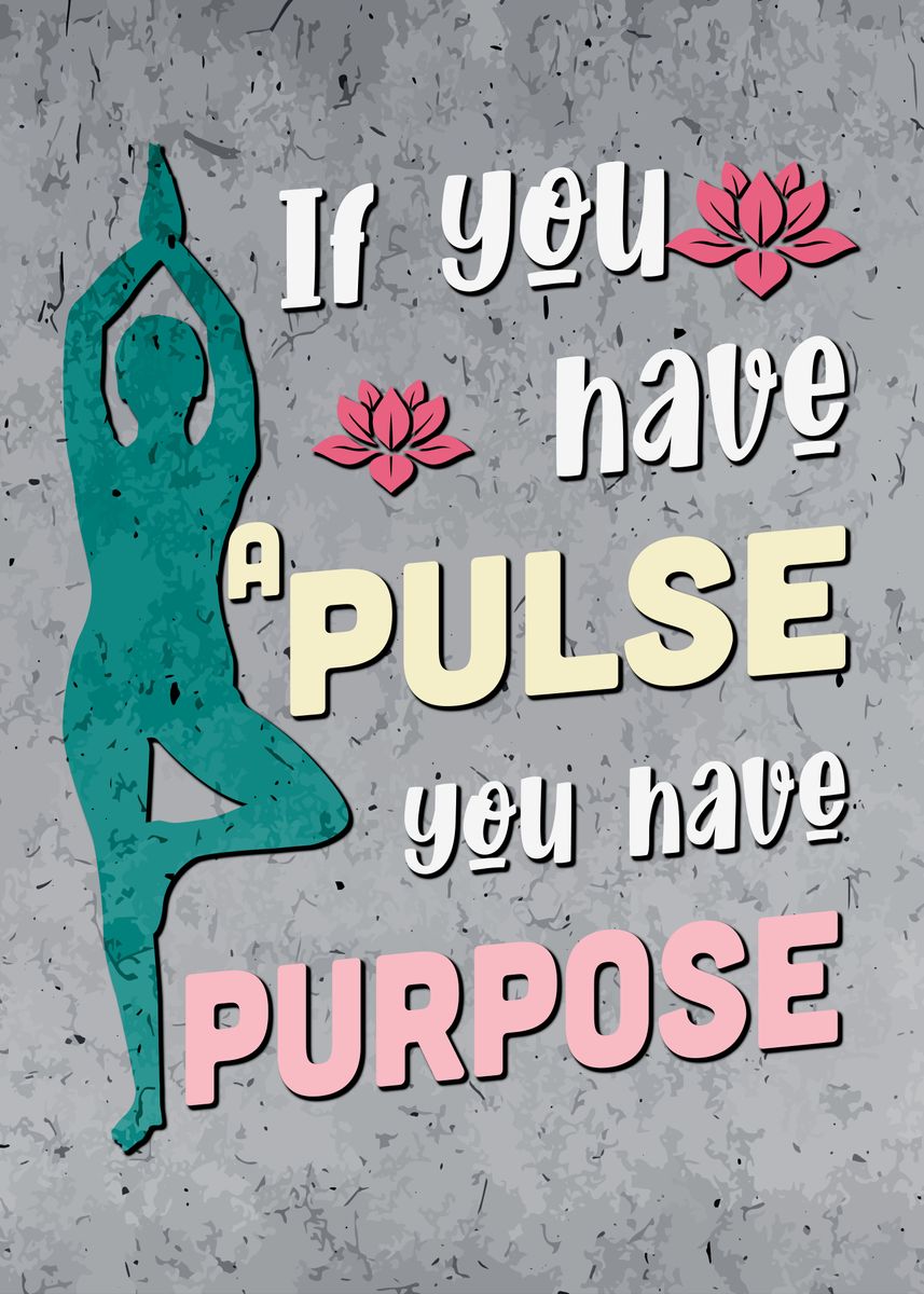 'Yoga Text Wall Art ' Poster, picture, metal print, paint by ...