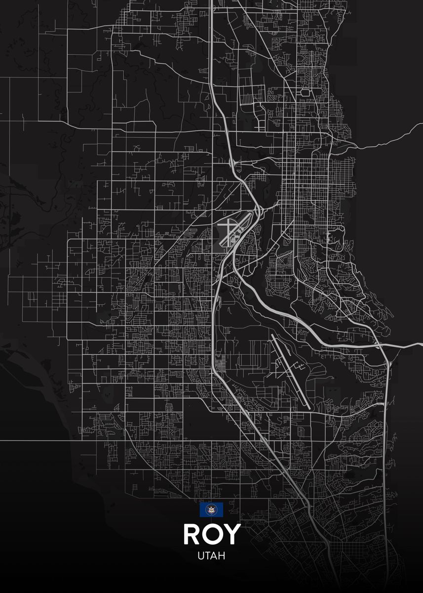 'Roy UT' Poster, picture, metal print, paint by IMR Designs | Displate