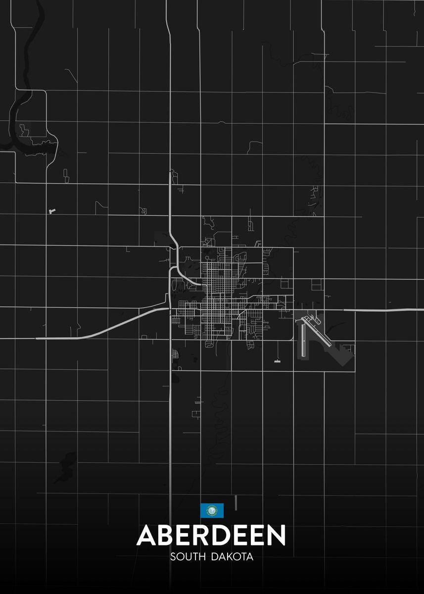 'Aberdeen SD' Poster by IMR Designs | Displate