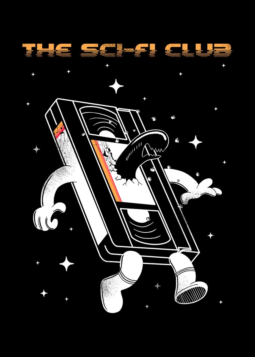 'The SciFi Club' Poster by sachpica | Displate