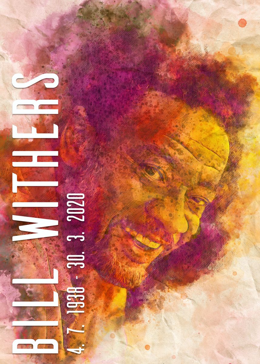 'Bill Withers' Poster, picture, metal print, paint by Petra ...
