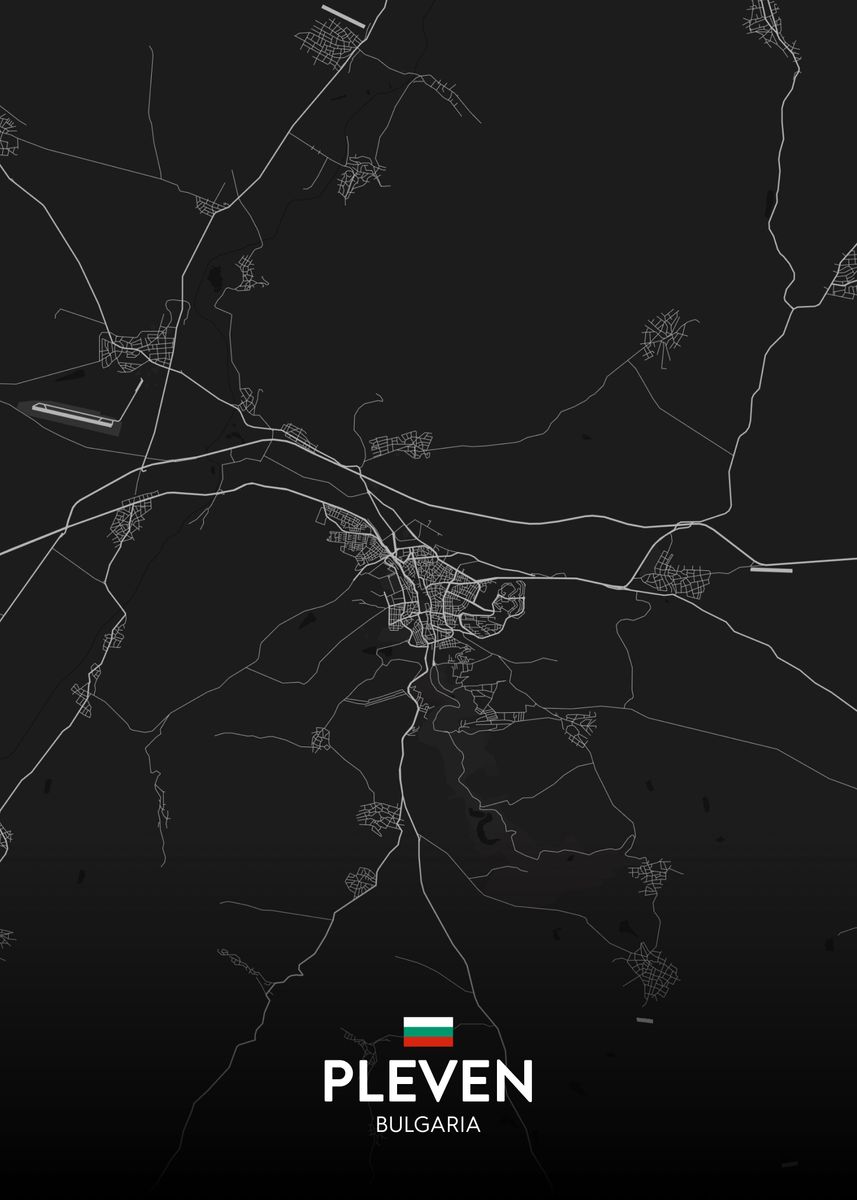 'Pleven BG' Poster, picture, metal print, paint by IMR Designs | Displate