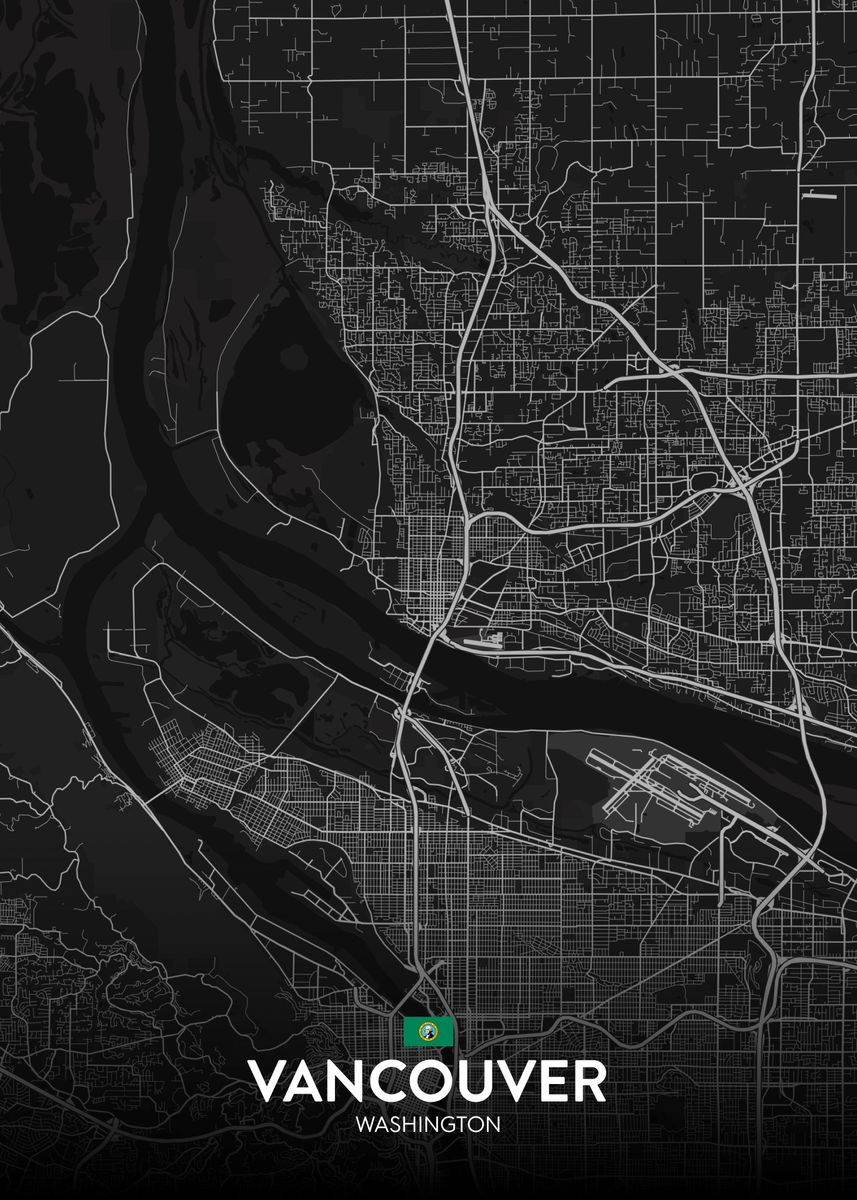 'Vancouver WA' Poster by IMR Designs | Displate
