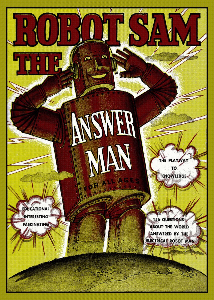 'Robot Sam' Poster, picture, metal print, paint by Ron Studio | Displate