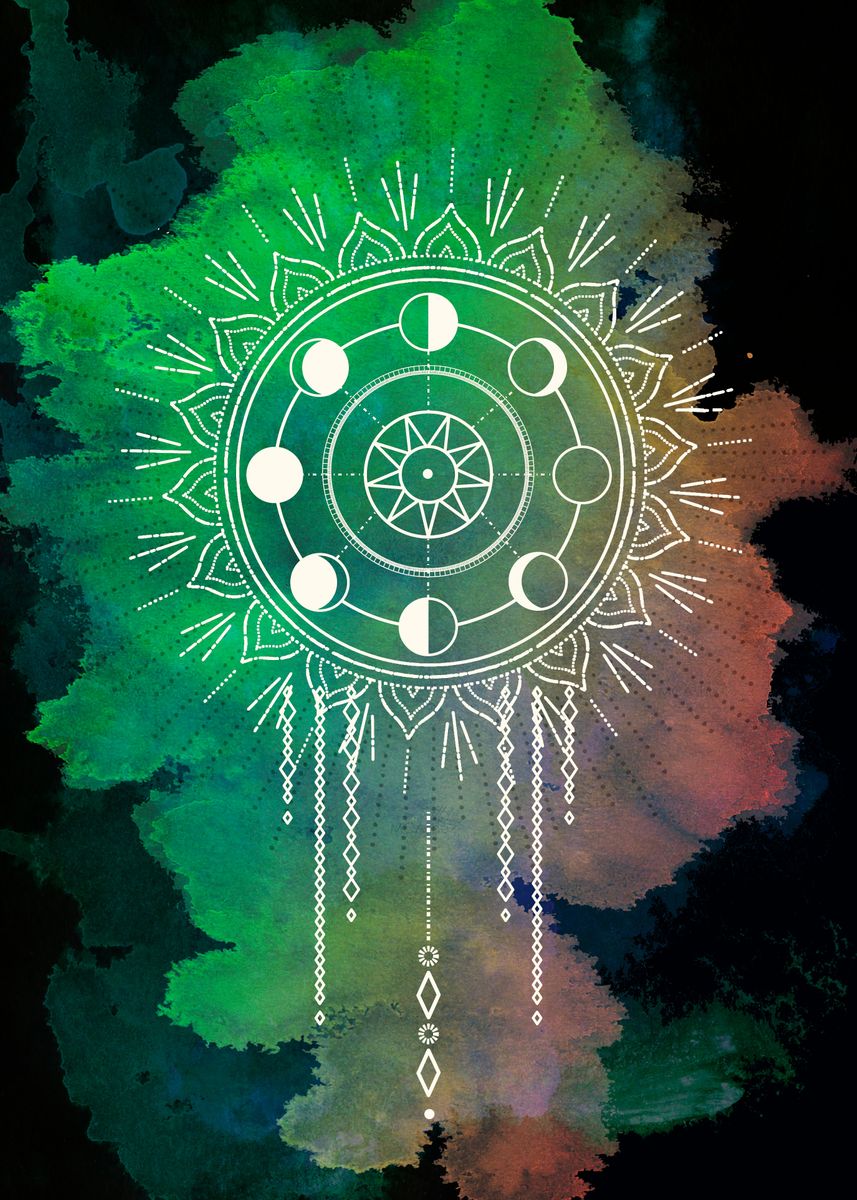 'Tribal symbol 4 inverted' Poster by MCAshe Art | Displate