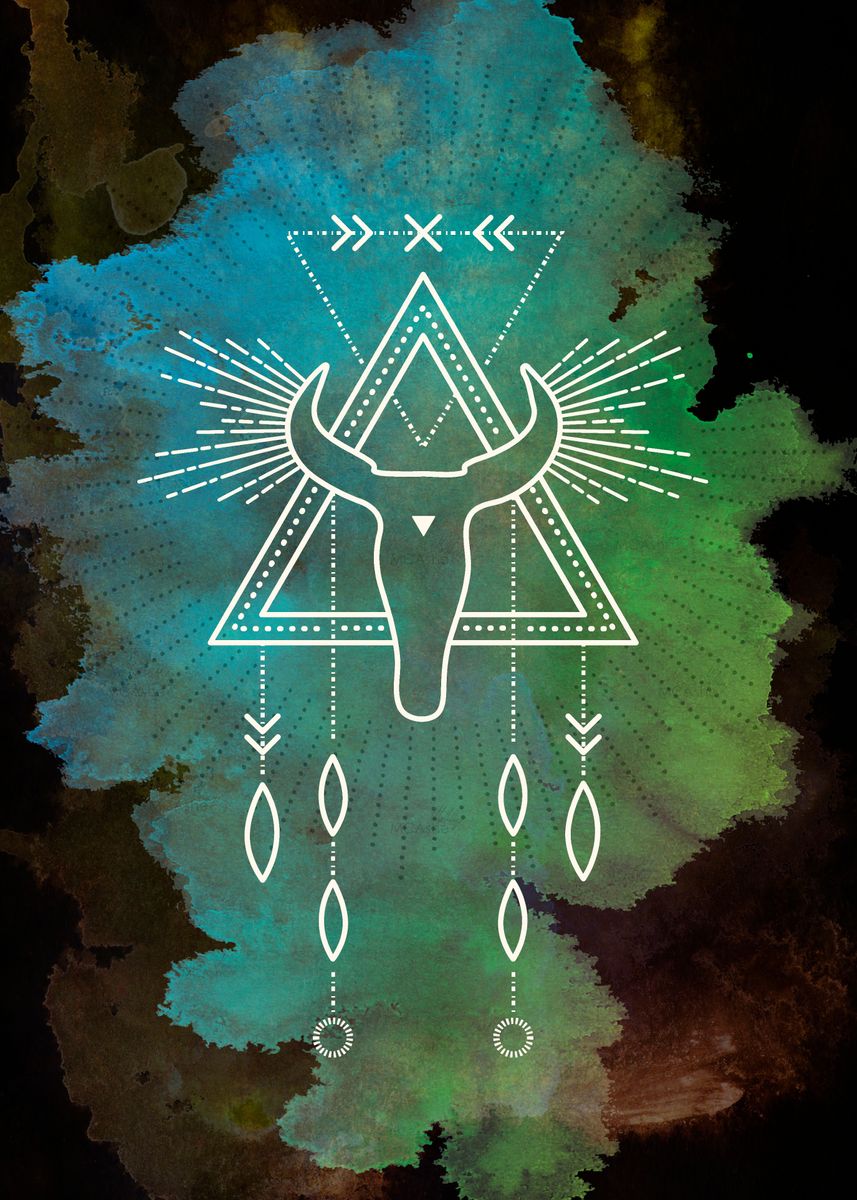 'Tribal symbol 3 inverted' Poster by MCAshe Art | Displate