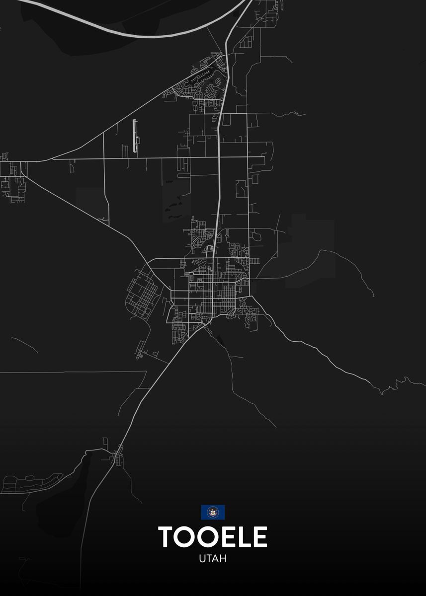 'Tooele UT' Poster, picture, metal print, paint by IMR Designs | Displate