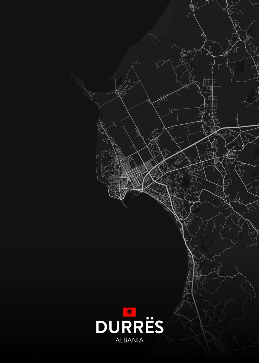 'Durres AL' Poster, picture, metal print, paint by IMR Designs | Displate