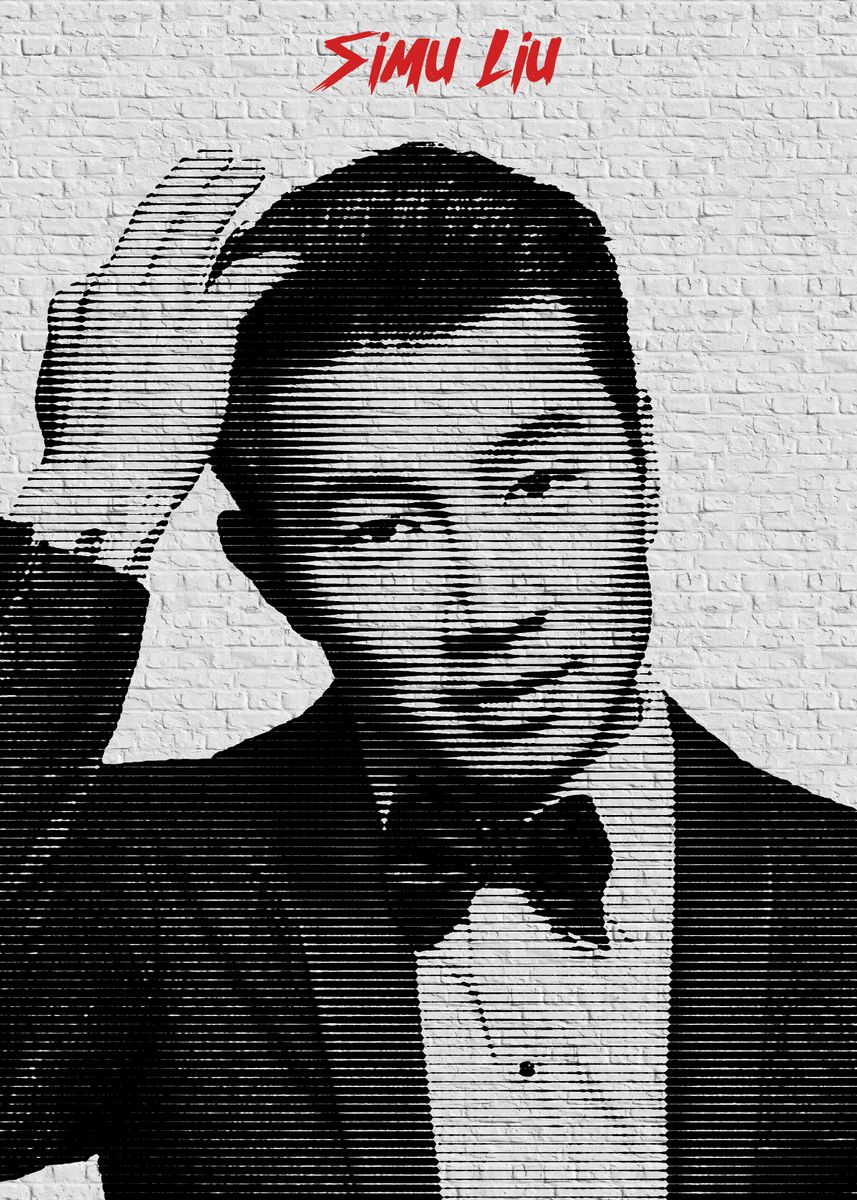 'Simu Liu' Poster, picture, metal print, paint by Poster Collections ...