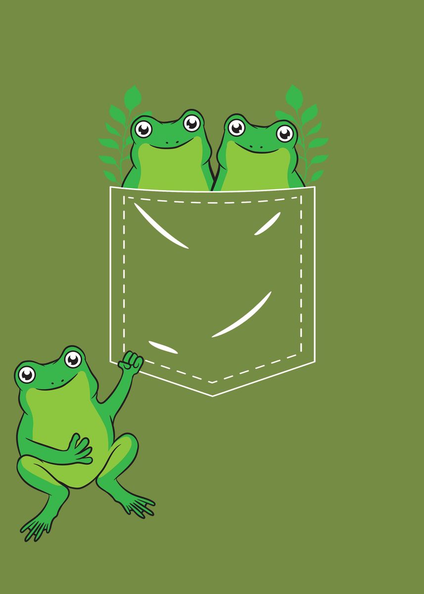 'Cottagecore Aesthetic Frog' Poster by AestheticAlex | Displate