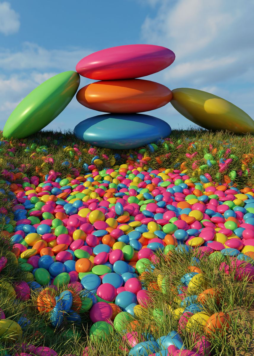 'GEMS FIELD' Poster, picture, metal print, paint by HrushikeshS ...