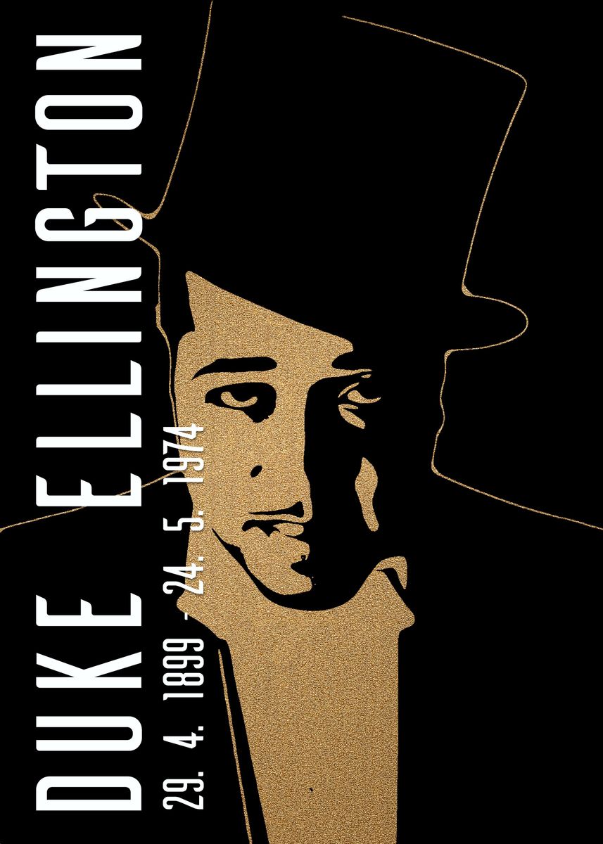 'Duke Ellington' Poster, picture, metal print, paint by Petra ...