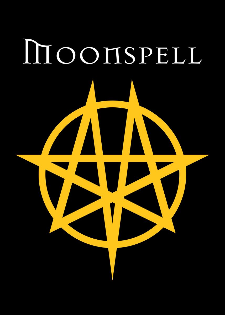 'Moonspell' Poster, picture, metal print, paint by supergaff | Displate